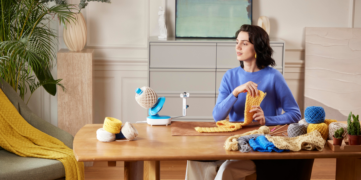 How to Use a Electric Yarn Winder – Caydo