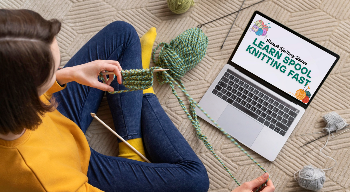 French Knitting Basics: Learn Spool Knitting Fast – Caydo