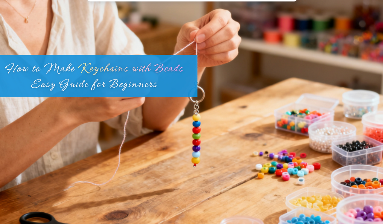 How to Make Keychains with Beads (Easy DIY Guide for Beginners) – Caydo