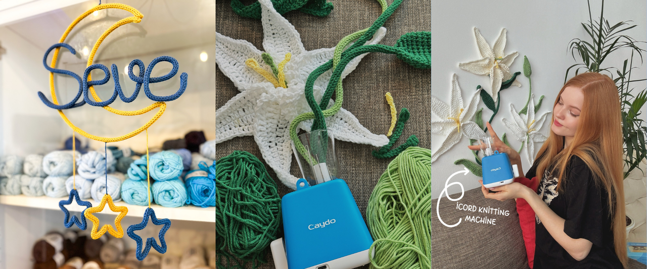 How to Create Beautiful Projects with the Caydo Electric I-Cord Knitti