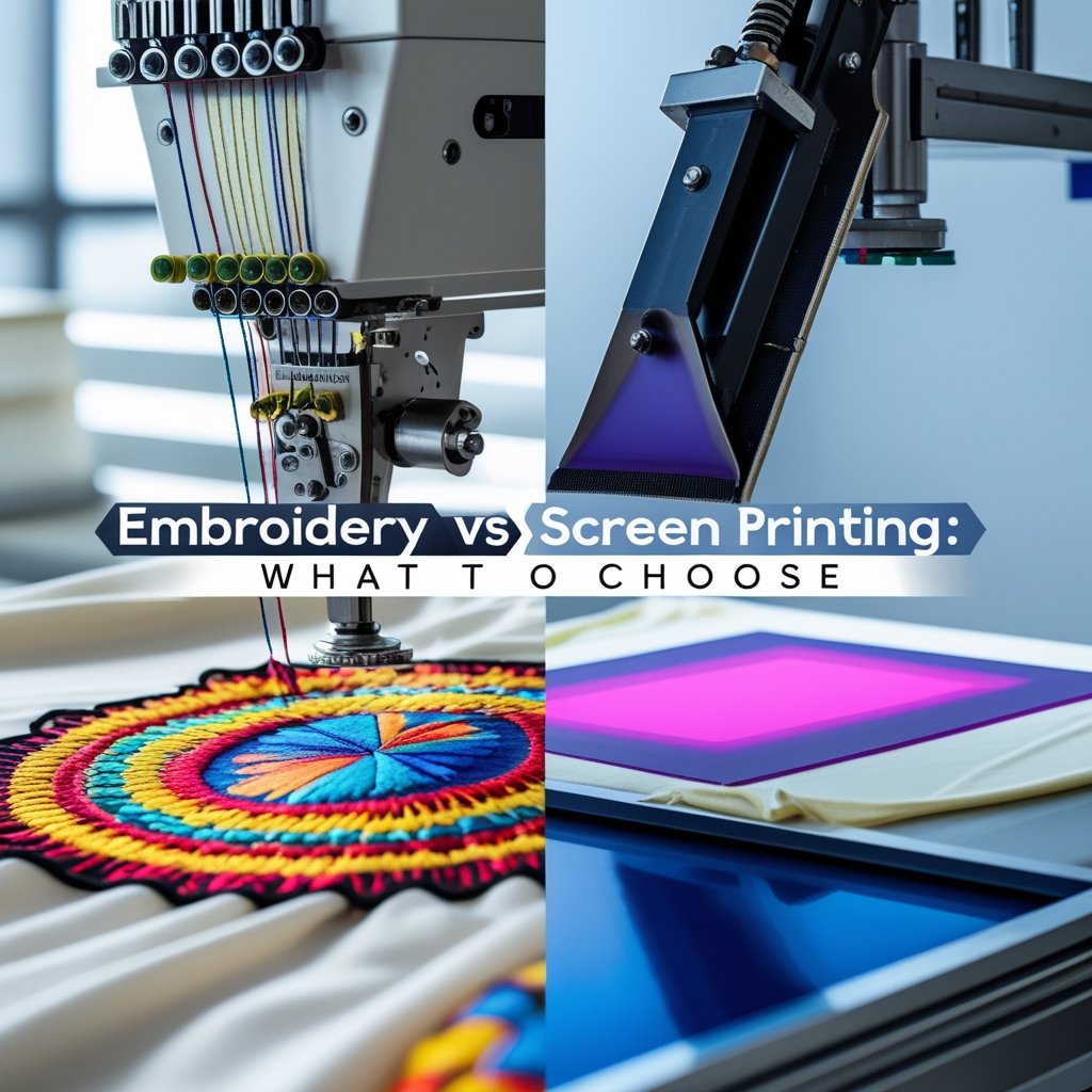 Embroidery vs Screen Printing: What to Choose – Caydo
