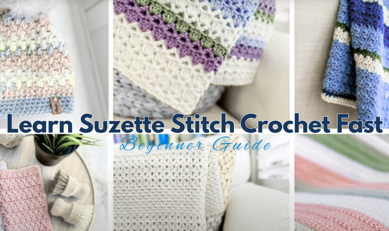 Learn Suzette Stitch Crochet Fast (Beginner Guide) – Caydo