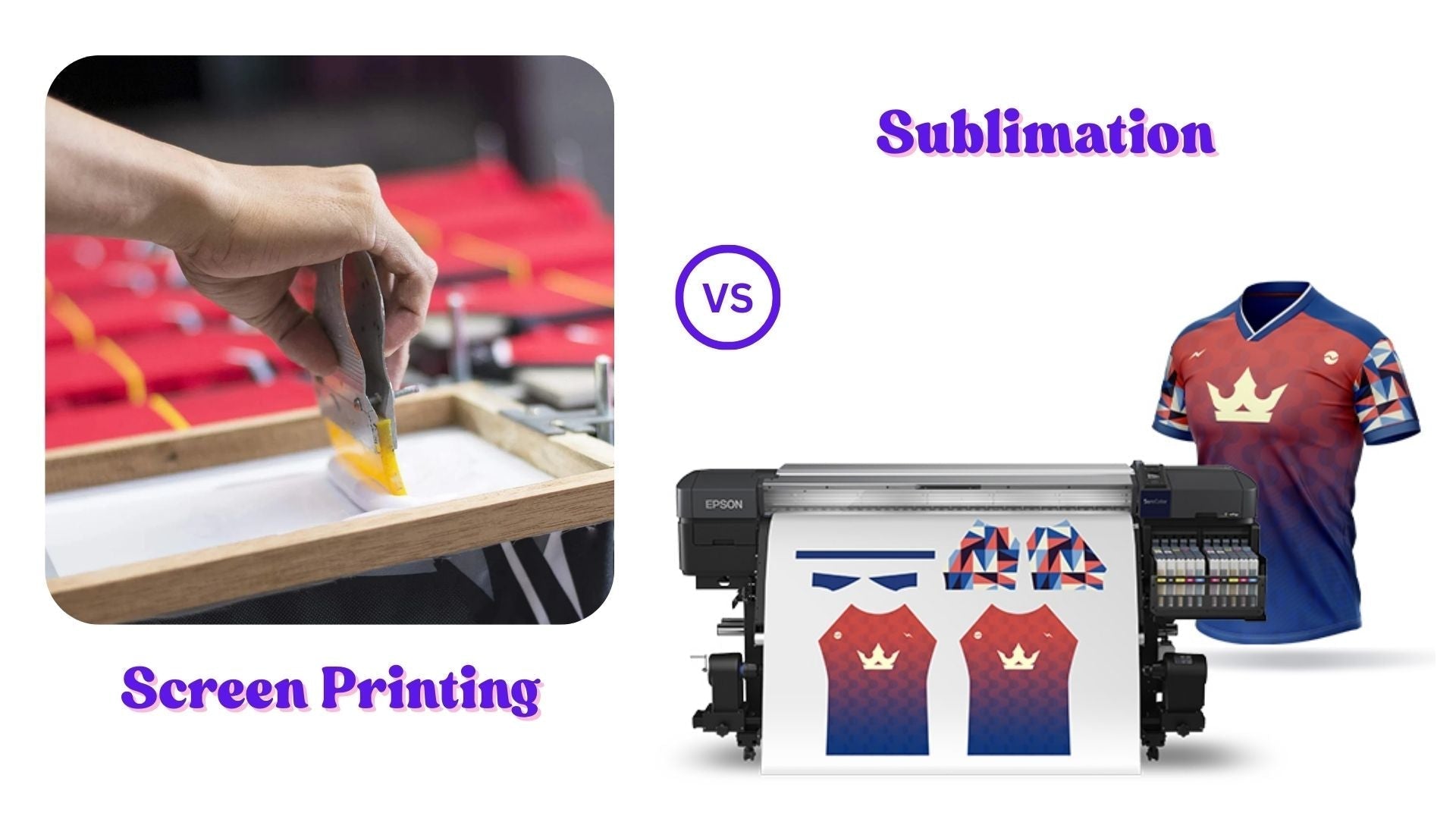 Screen Printing vs Sublimation: What to Choose – Caydo