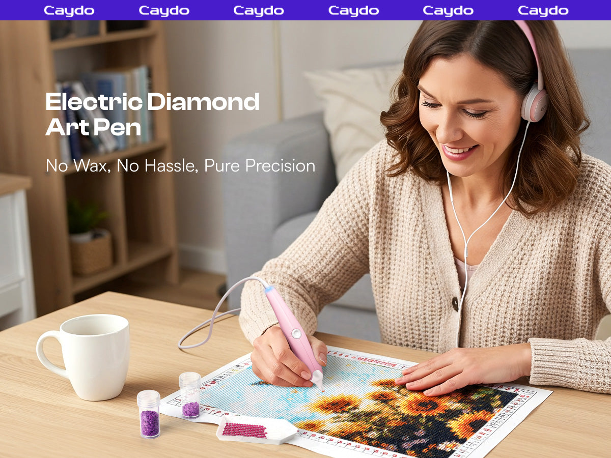 Electric Diamond Painting Pen – Ergonomic - Wireless, for DIY & Crafts ...
