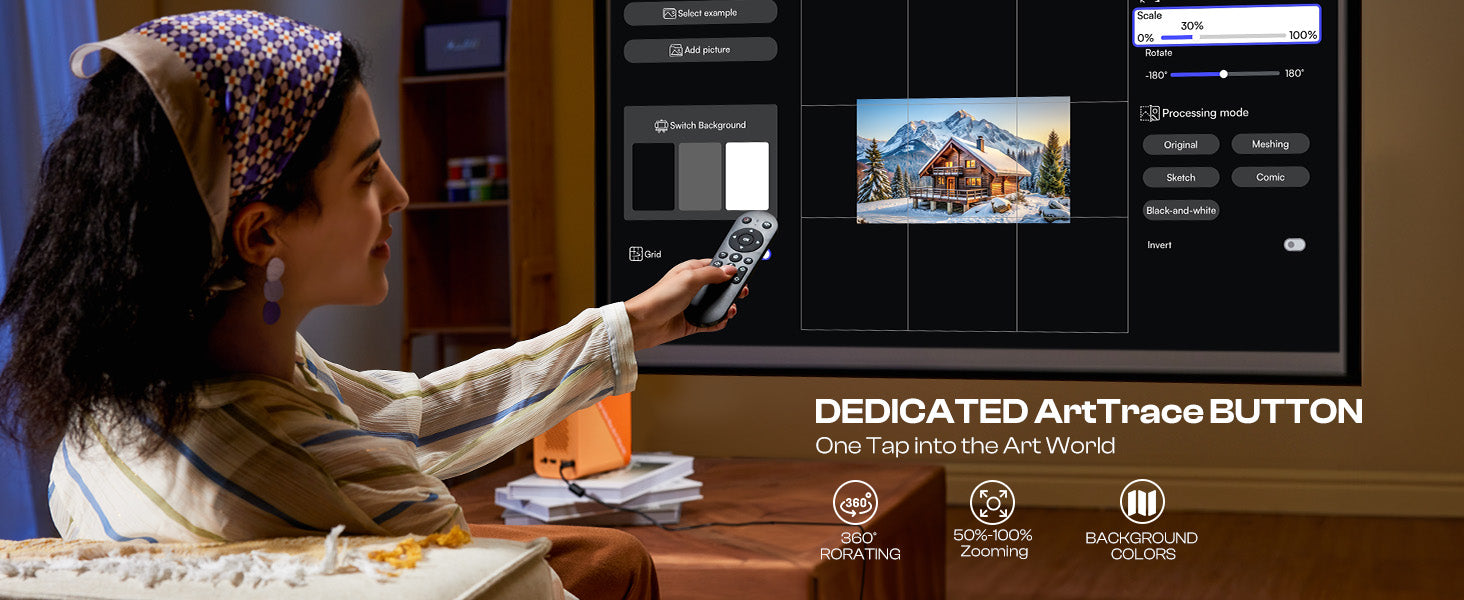 Caydo P1 Art Projector, Drawing Projector with Exclusive Art-Drawing ...