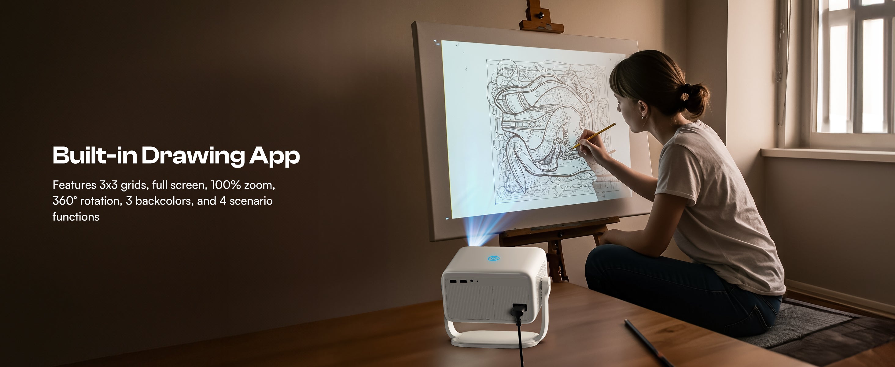 Caydo P3 Art Projector, Drawing Projector with Exclusive Art-Drawing ...