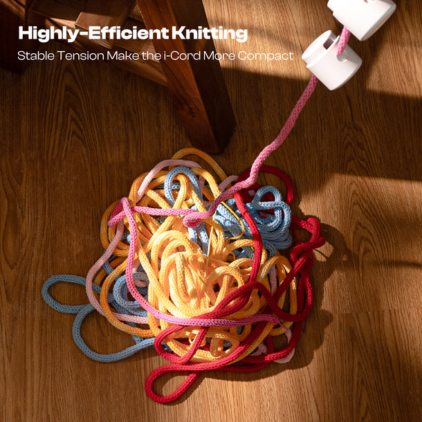 Electric i-Cord Knitting Tricotin Machine i1 Pro | Caydo