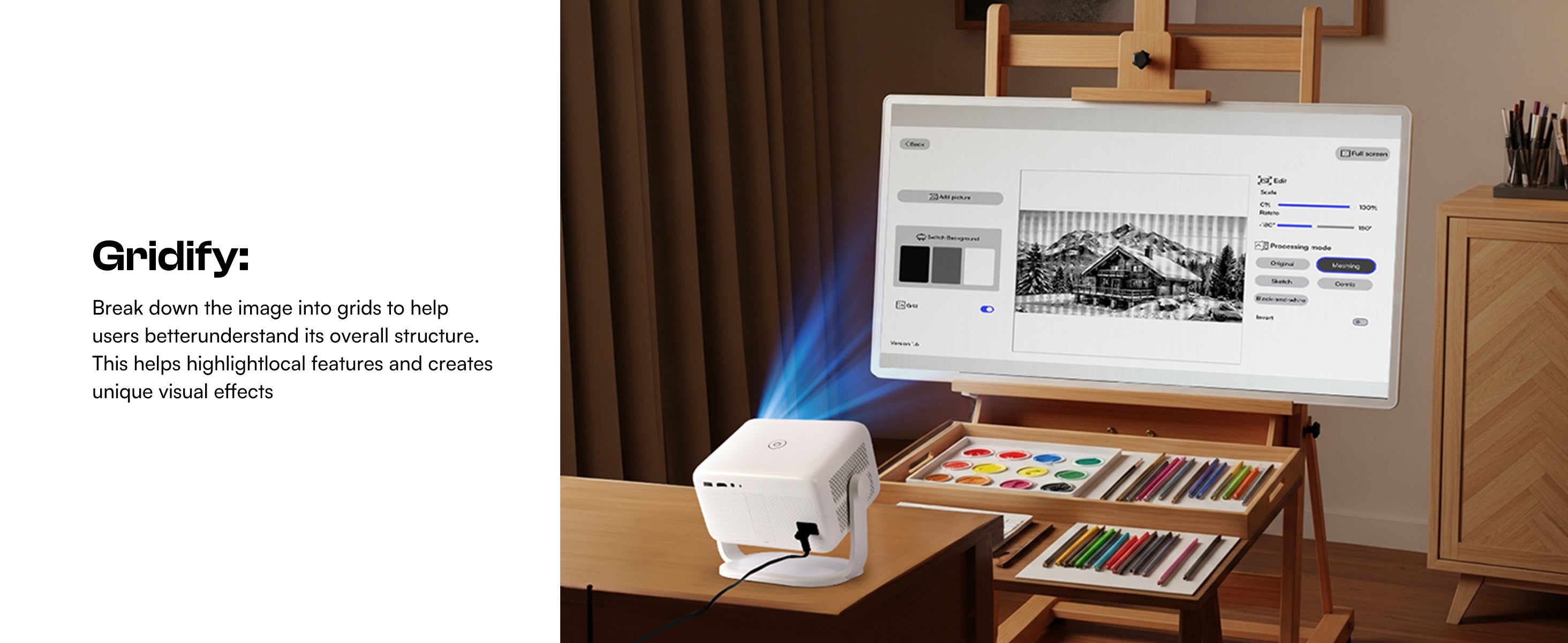 Caydo P3 Art Projector, Drawing Projector with Exclusive Art-Drawing ...