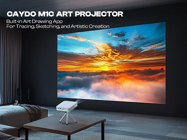 M1C Art Projector, Rechargeable DLP Drawing Projector with Exclusive ...