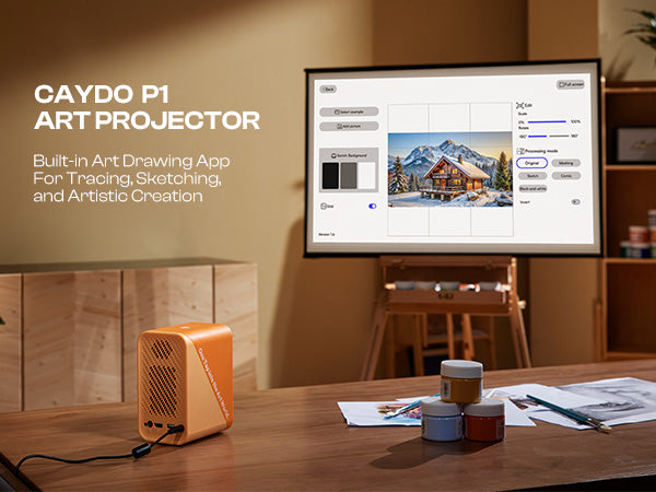 Caydo P1 Art Projector, Drawing Projector with Exclusive Art-Drawing ...
