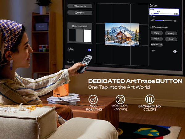 Caydo P1 Art Projector, Drawing Projector with Exclusive Art-Drawing ...