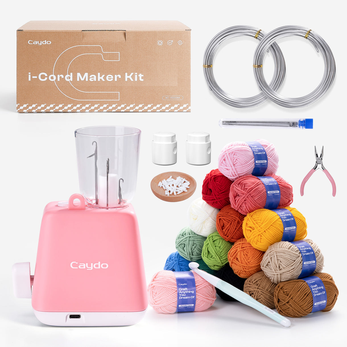 Electric iCord Knitting Tricotin Machine i1 Pro Max – Caydo